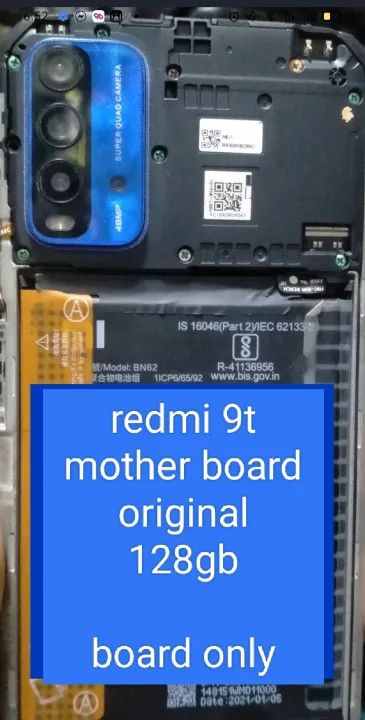 redmi 9t mother board original | Lazada PH