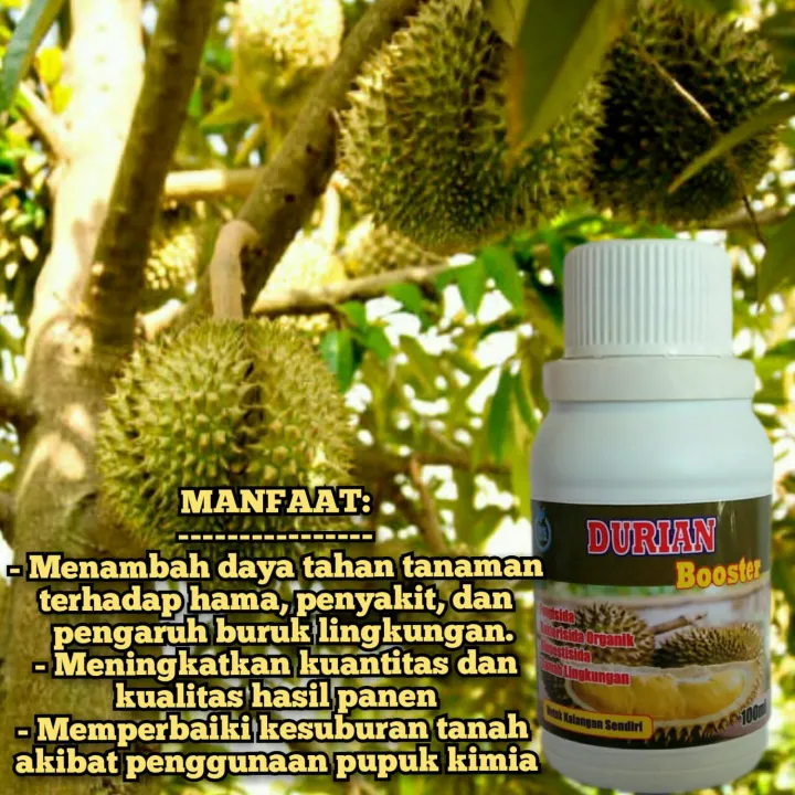 Pupuk Booster Durian + Biopestisida Pupuk Perangsang, Pelebat, Penumbuh Buah Serbuk Terbaik ...