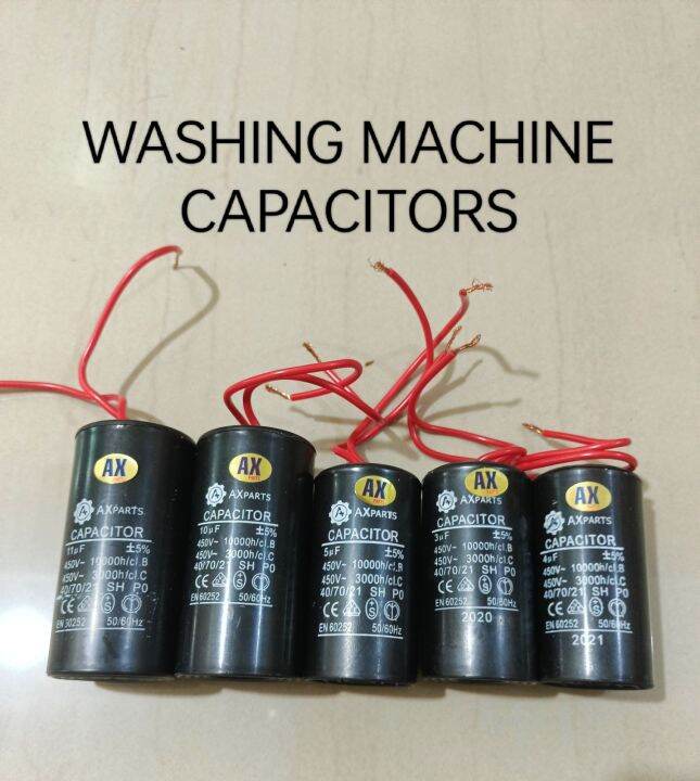 CAPACITORS FOR WASHING MACHINE AND AIRCON/ washing machine capacitor ...