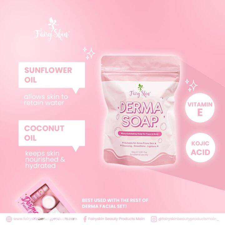 FAIRYSKIN DERMA SOAP BIG 150g | Lazada PH
