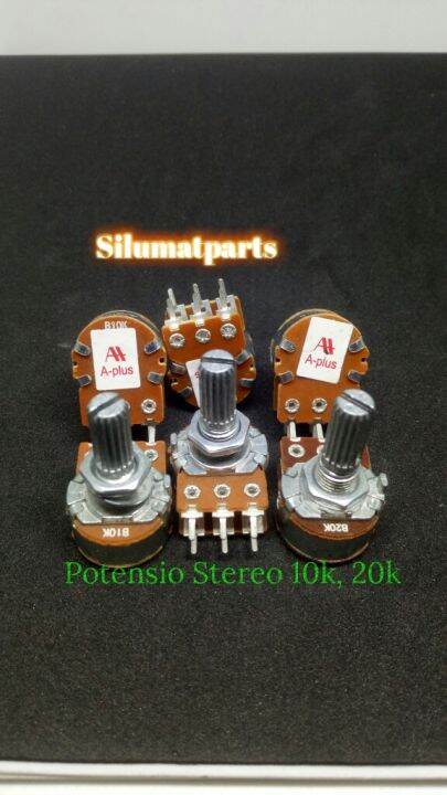 Potensio stereo 10K, 20K APLUS / Potensio Bagus A+ Stereo 10K, 20K ...