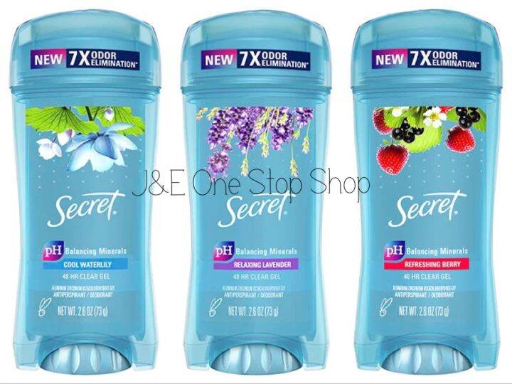 Secret 48hr Clear Gel Antiperspirant/Deodorant, 73g | Lazada PH