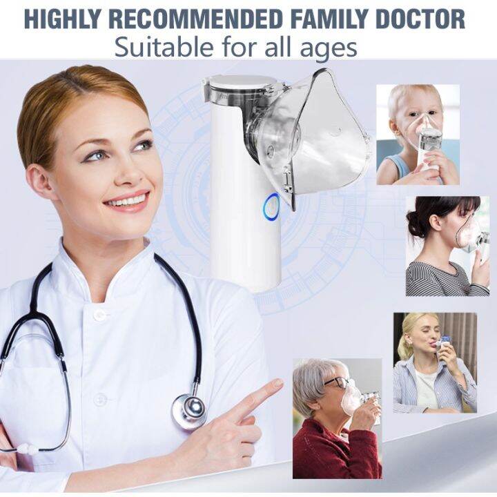 Nebulizer Machine For Asthma Handheld Nebulizer Travel Mesh Ultrasonic ...