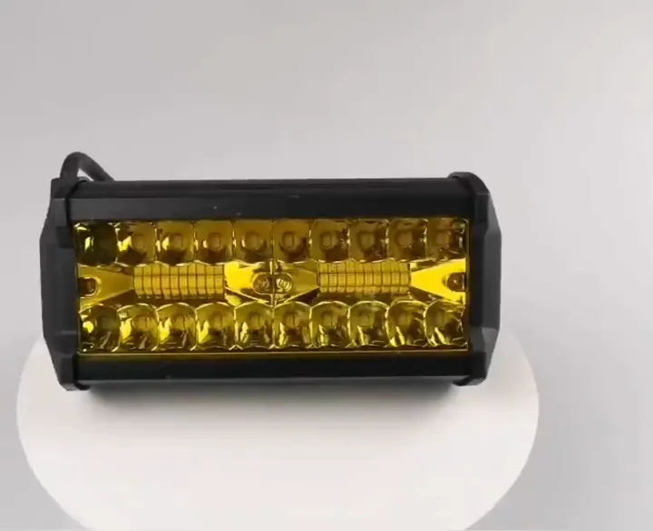 Car Fog Light Yellow LED Bar Driving Lamp Offroad Work Light Bar ...