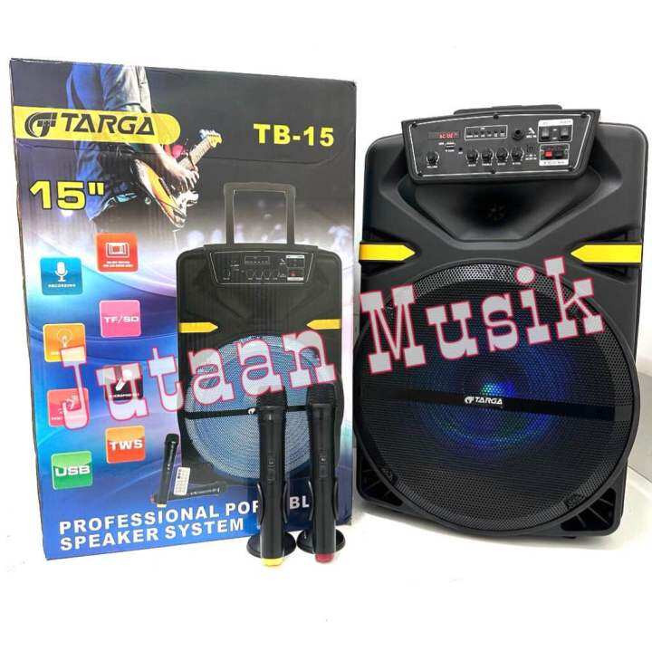 Speaker Potable Targa TB15 Original tb15 targa TB 15 inch | Lazada ...