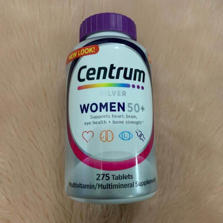 Centrum Silver Multivitamins for Women Over 50, 275 Tablets Expiry 09/ ...