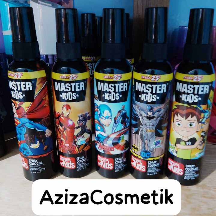 Master Kids Spray Cologne Isi 100ml / Parfum Superhiro Anak | Lazada ...