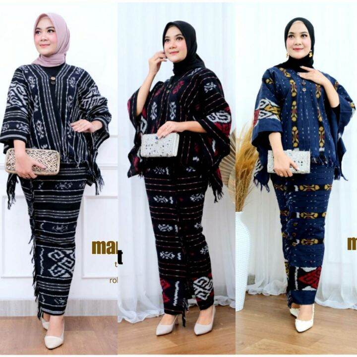 COD Baju Setelan Rok Blus Batik Etnik Tenun Troso | Lazada Indonesia
