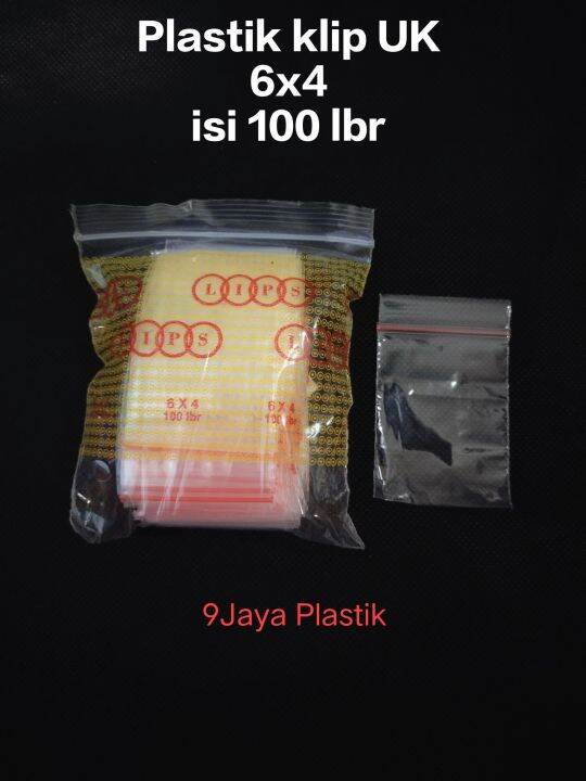 Plastik Klip Ziplock Uk 6x4 isi 100 Lbr | Lazada Indonesia