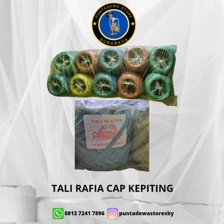 Tali rafia 1 kg | tali rumput jepang | Lazada Indonesia