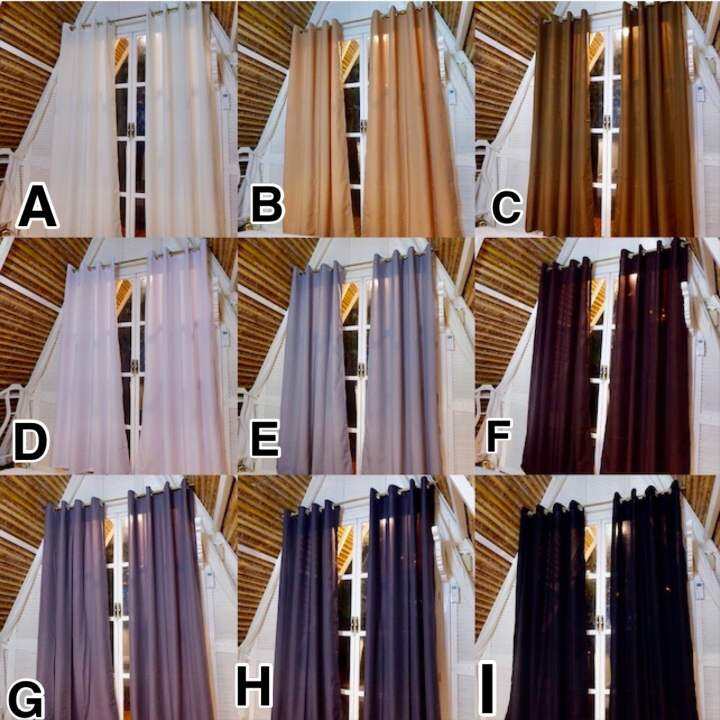 Plain ring curtain | Lazada PH