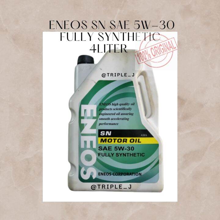 Eneos SN sae 5W-30 Full Synthetic 4Liter | Lazada Indonesia