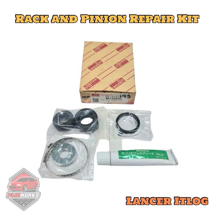 Rack and Pinion Repair Kit for Lancer Itlog GLi/GLXi 1993-1996 Model ...
