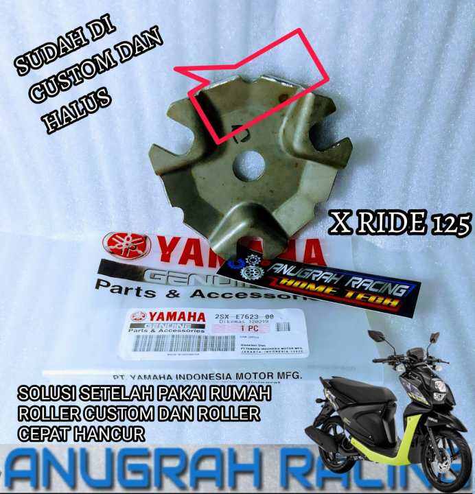 CAM / BESI TUTUP RUMAH ROLLER CUSTOM UPGRADE CVT 2SX YAMAHA X RIDE 125 ...