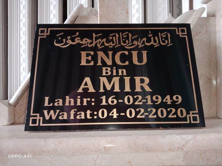 nama batu nisan granito uk 20*30 | Lazada Indonesia