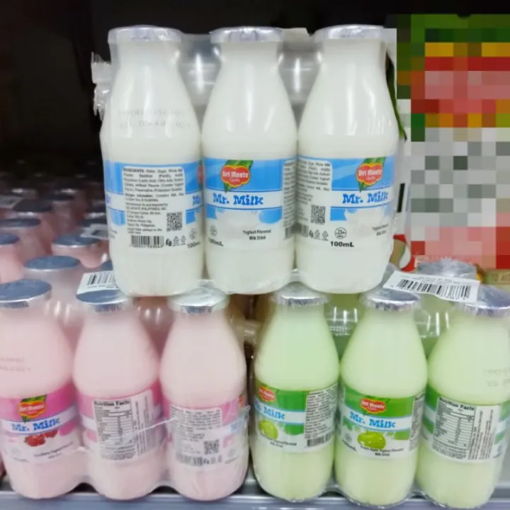 Del Monte Mr. Milk Yoghurt Flavored Milk Drink 100mL x 6 | Lazada PH
