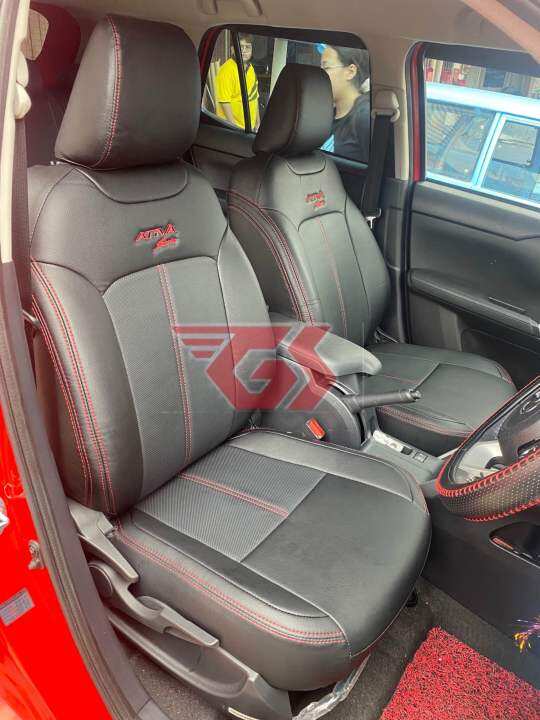 CAR SEAT COVER FOR PERODUA ATIVA (SEMI LEATHER /SUPER LEATHER) GS ...