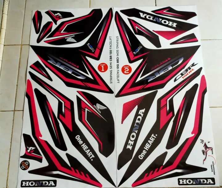 Striping cbr 150 r facelift | Lazada Indonesia