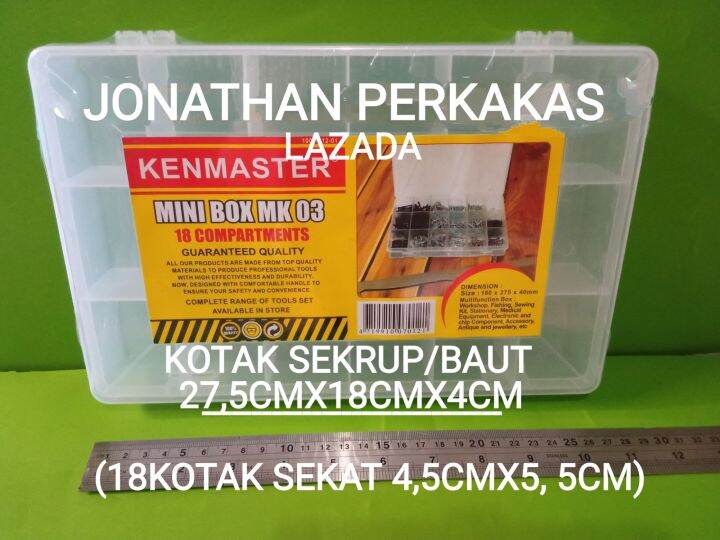 box plastik paku sekrup box plastik mur baut kotak plastik sekrup kotak ...