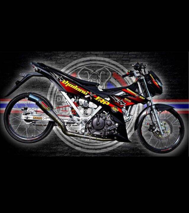 Suzuki Raider 150 Fi Decal Sticker Stock Size ThailandxJrp Design ...