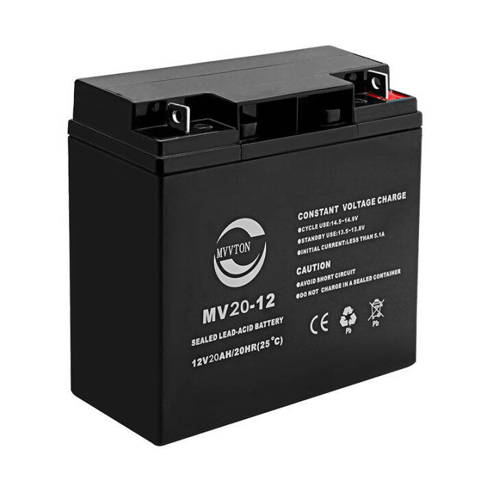 แบตเตอรี่แห้ง Battery 12V 20Ah แบตเตอร์รี่รถไฟฟ้า แบตเตอรี่ตะกั่ว12V/20ah ประกัน 1 ปี สำหรับ ...