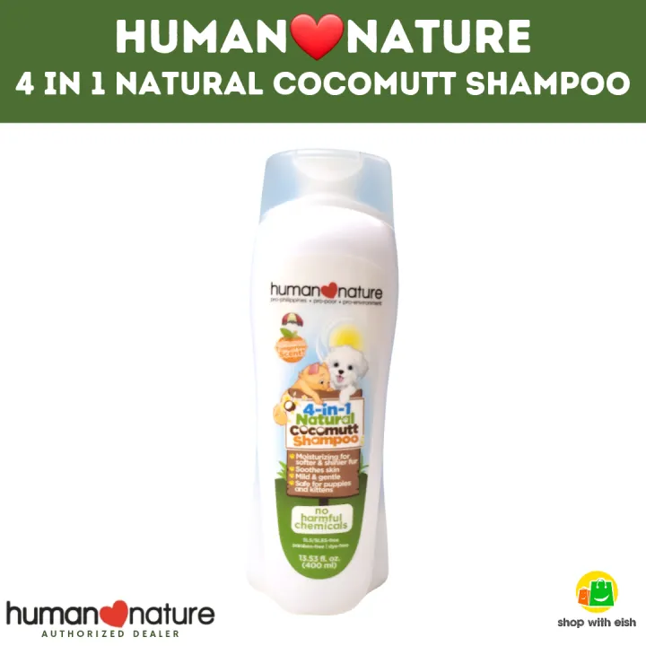 Human Nature 4 in 1 Cocomutt Shampoo 400ml for Dogs and Cats | Lazada PH
