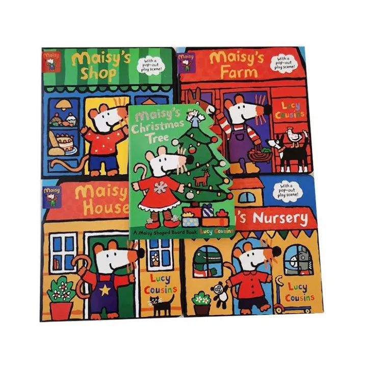 (4+1 Cardboard book ) Maisy's Nursery / Maisy's farm / Maisy's house ...