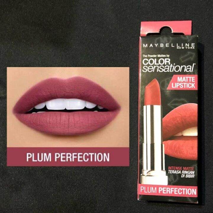MAYBELLINE Color Sensational Powder Matte Lipstik - Plum Perfection ...