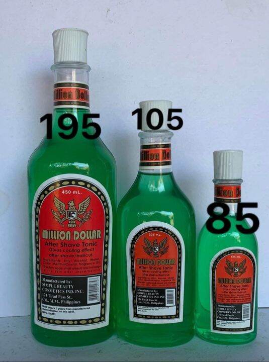 Million Dollar After Shave Hair Tonic 450ml 225ml 125ml | Lazada PH