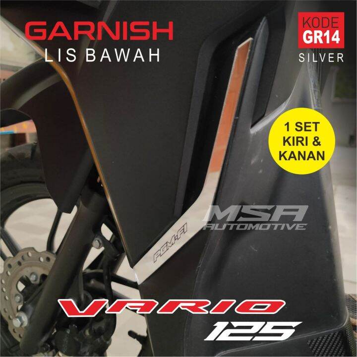 Garnish Lis sayap bawah Vario 125 tahun 2023 | Lazada Indonesia