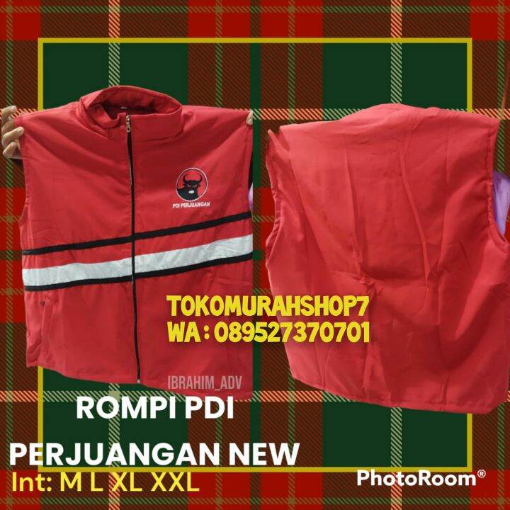 ROMPI PARTAI PDI PERJUANGAN TERBARU | Lazada Indonesia