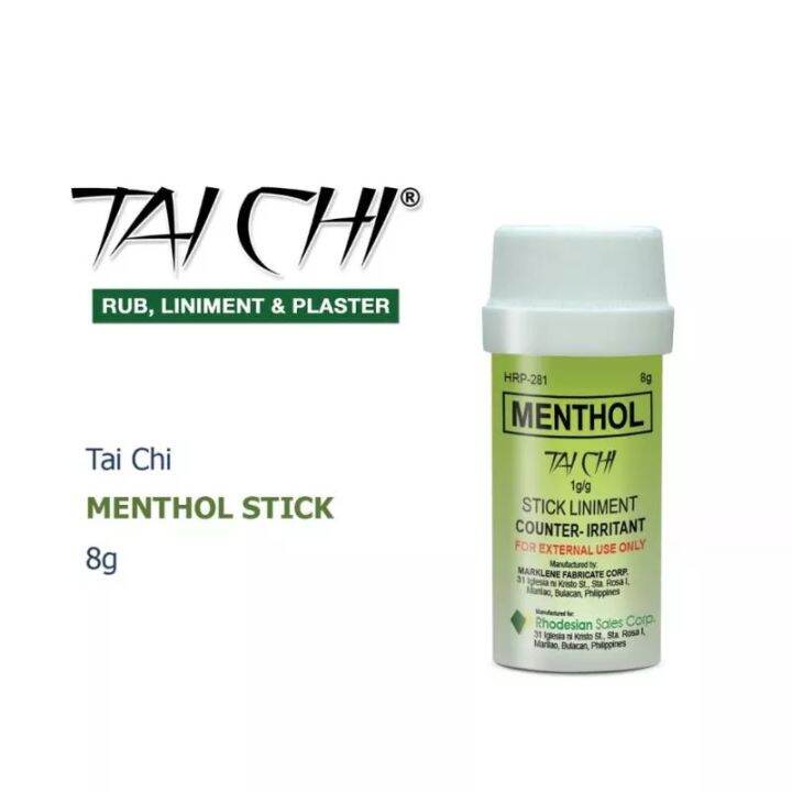 TAI CHI MENTHOL STICK LINIMENT 8g | Lazada PH