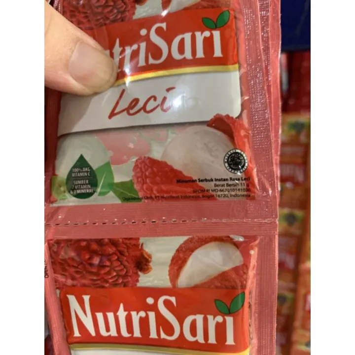 nutrisari renteng rasa leci | Lazada Indonesia