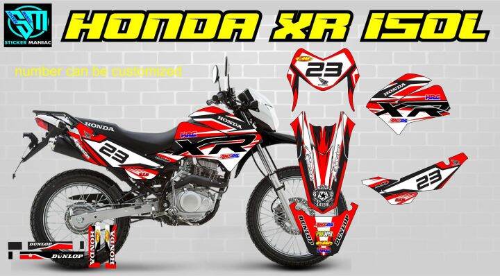 Honda XR 150L full body decals | Lazada PH
