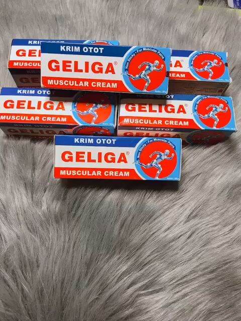Kem Geliga Muscular Cream nóng giảm đau cơ lưng bong gân trật khớp do ...