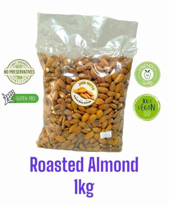 Roasted Whole Almond (USA) Unsalted 1kg | Lazada PH