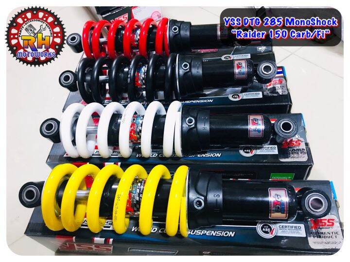 YSS DTG 285mm MonoShock for Raider 150 Carb/ Fi | Lazada PH