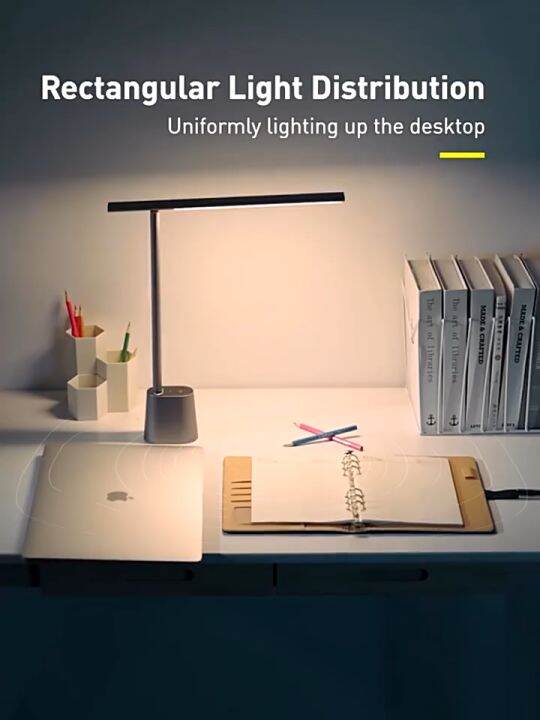 Baseus Smart Eye LED Charging Folding Reading Desk Lamp Portable 180 ...
