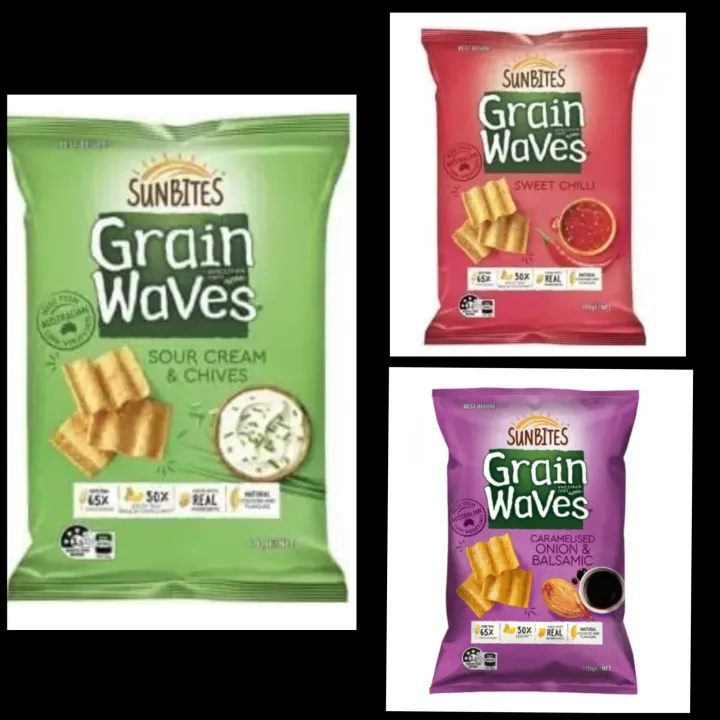 Sunbites Grain Waves Wholegrain Chips 170g | Lazada