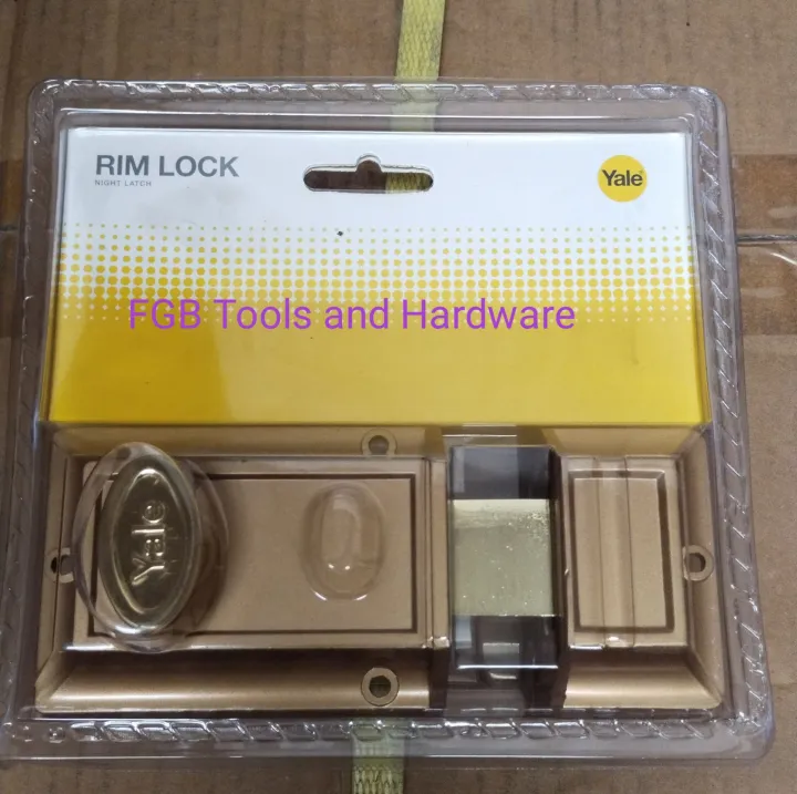 YALE LOCKS Yale rim locks V79GL gold finish bolt type | Lazada PH