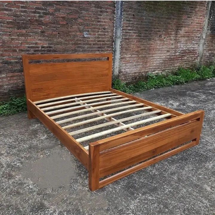 dipan minimalis, dipan jati, rangka tempat tidur, dipan modern, dipan ...