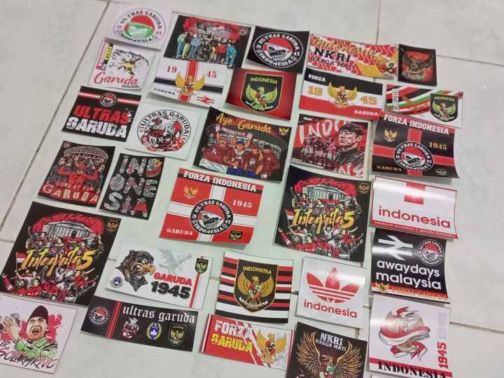 Stiker Timnas Indonesia Supporter Ultras GARUDA dll EXTRA BONUS ...