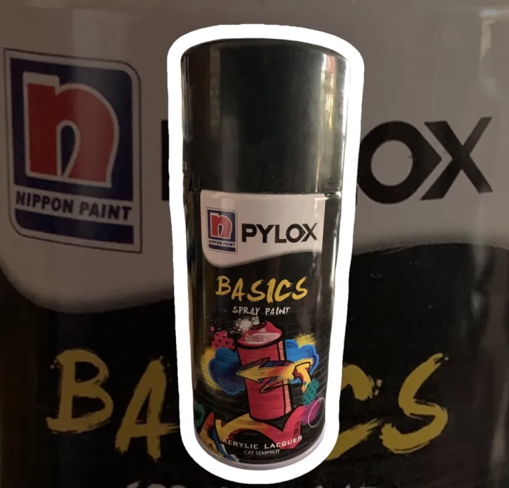 Pylox basic 300cc pilok Pylox pylok cat semprot spray paint mengkilap tahan lama NIPPON PAINT ...