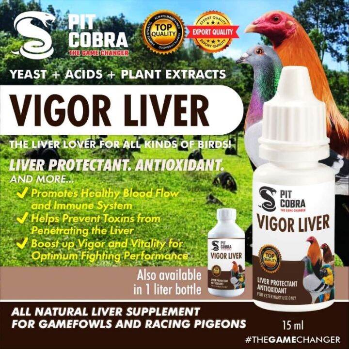 Pit Cobra Vigor Liver All Natural Liver Supplement For Gamefowls And ...