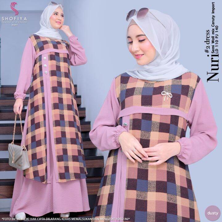 Nuri dress #2 | Maxi dress cantik by shofiya | Lazada Indonesia