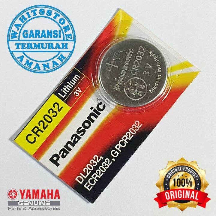 Baterai Remot Keyless Motor YAMAHA NMAX XMAX AEROX LEXI Asli Original ...