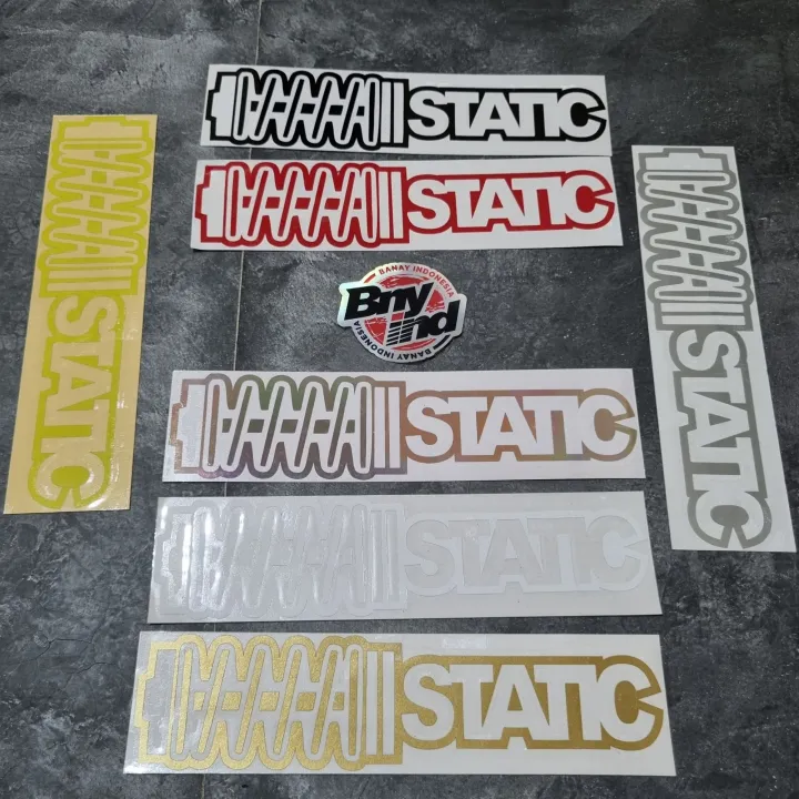 STICKER STIKER STATIC JDM CUTTING | Lazada Indonesia