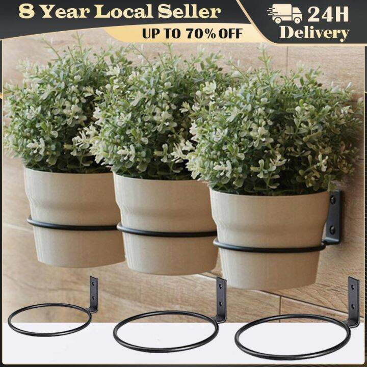 ️【Same Day Delivery】 【4/6/8 Inch】Plant Holder Ring Plant Wall Mount ...