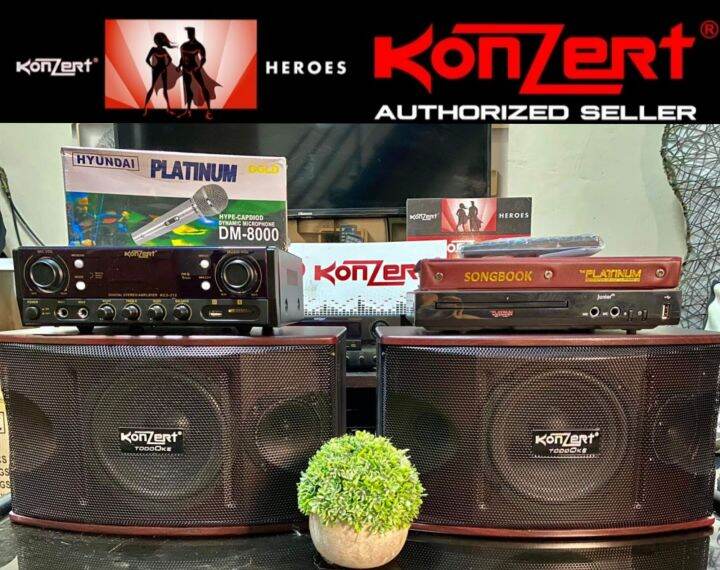 VIDEOKE SET KONZERT KCS-212 and PLATINUM JR. LITE | Lazada PH