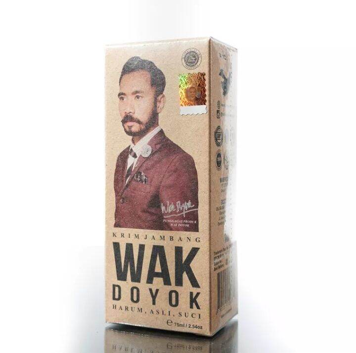 Wak Doyok krim penumbuh rambut dan jambang original 75ml | Lazada Indonesia